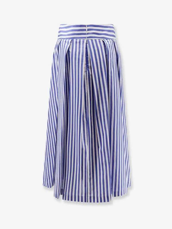 LAVI Iris Striped Cotton Skirt