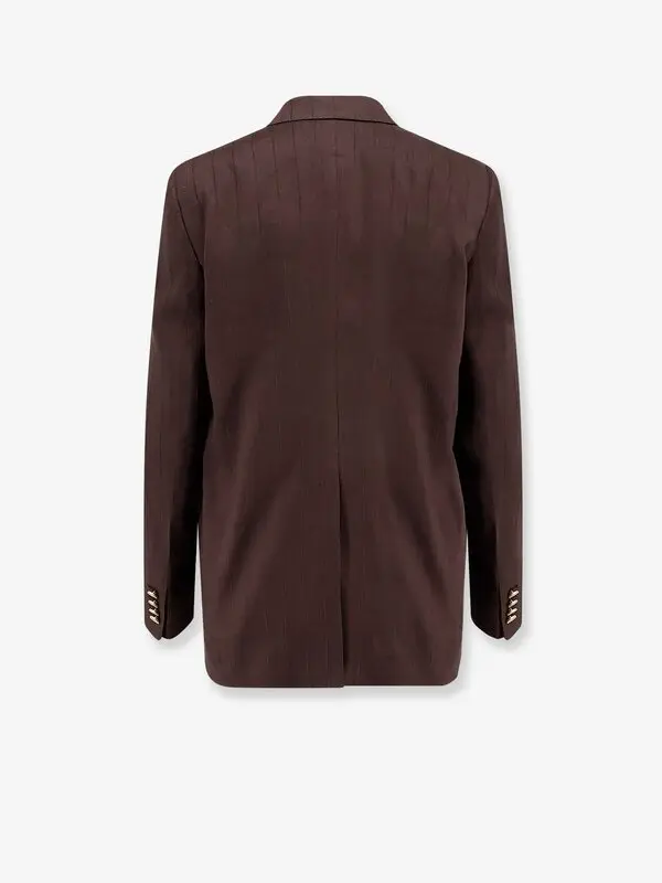 Tagliatore Jasmine Pinstripe Linen And Viscose Suit