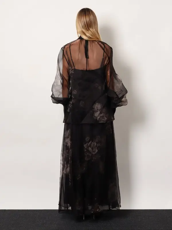 Zimmermann Hypnotic Maxi Skirt Silk Long Skirt