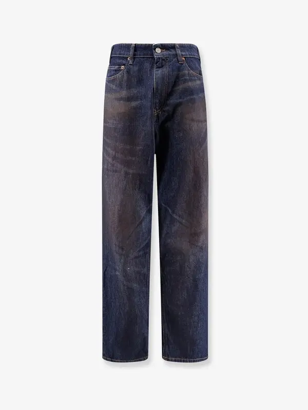 MAISON MARGIELA Straight Leg Jeans With Numeric Signature Tag