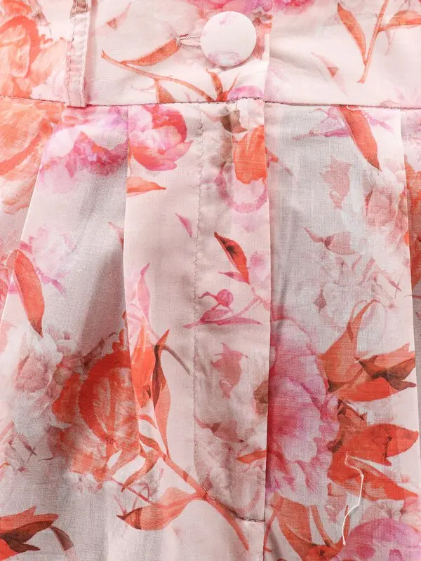 ACTUALEE Printed Cotton Shorts