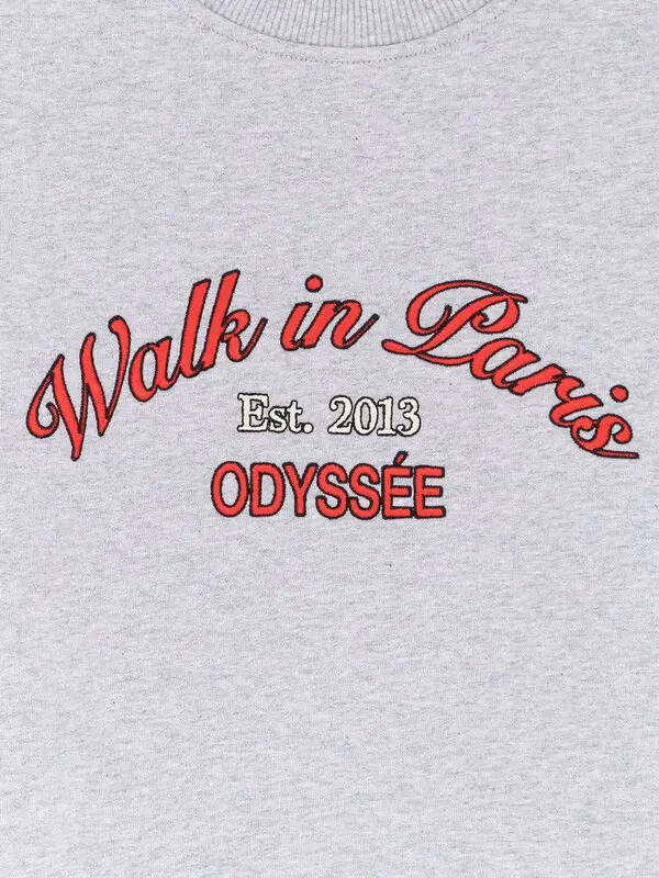 WALK IN PARIS Sweatshirt With Embroidered Logo On The Front