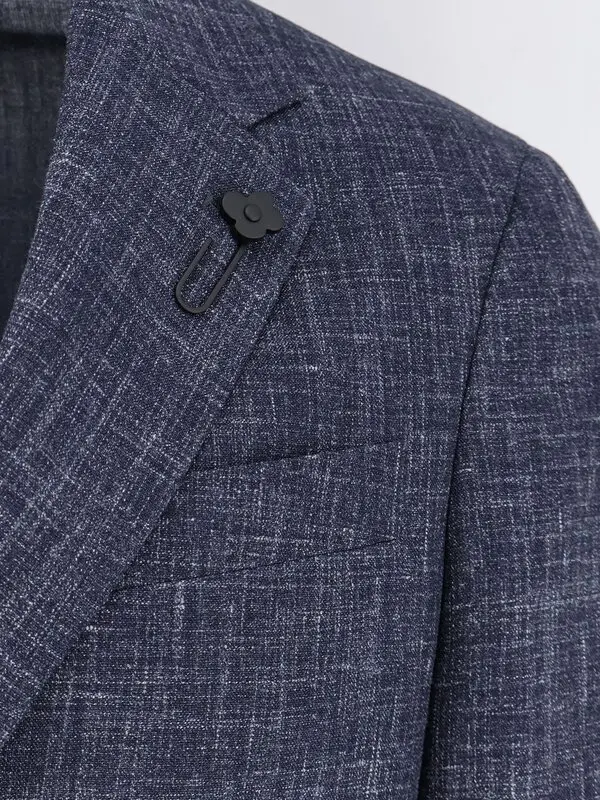 LARDINI Roma Wool, Silk And Linen Blazer