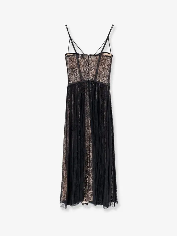 Elisabetta Franchi Lace Corset Dress