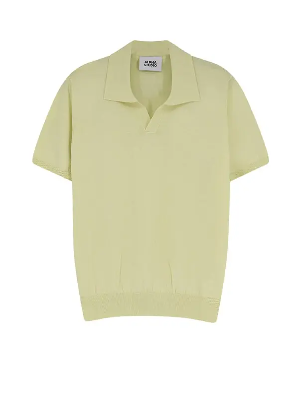 Alpha Studio Cotton Polo Shirt