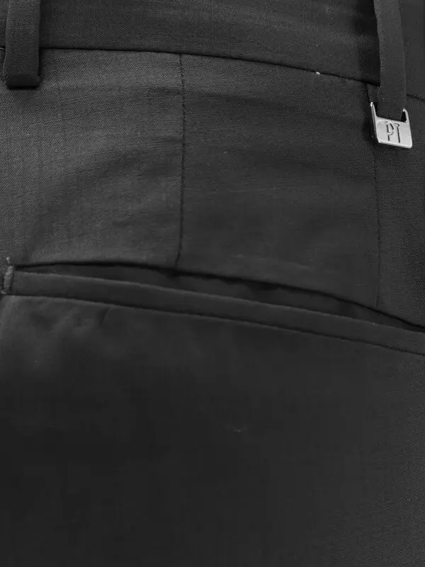 PT TORINO Virgin Wool Pleated Trousers