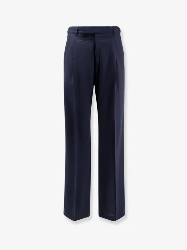 PT TORINO Virgin Wool Pleated Trousers