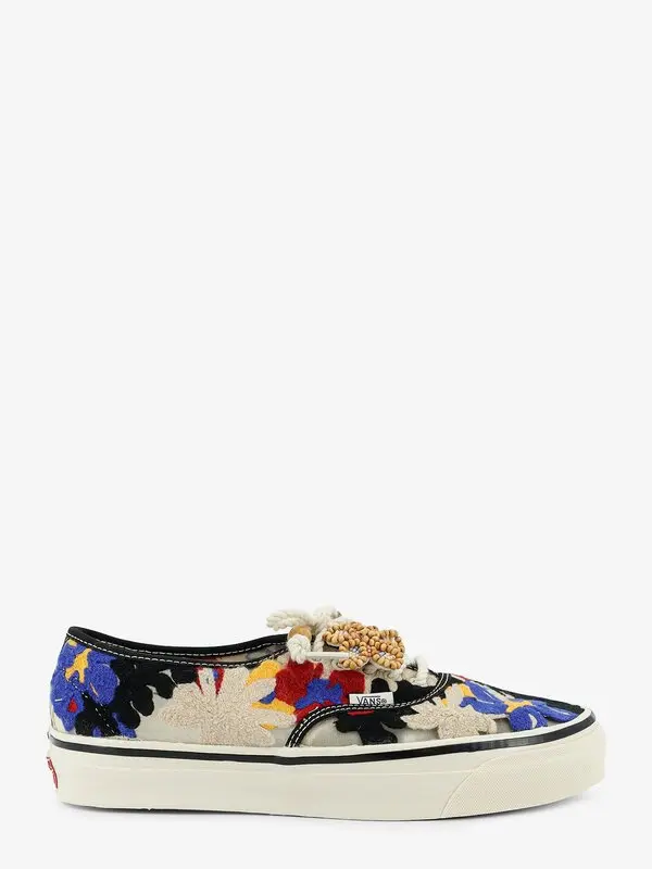 VANS Lx Authentic 44 Sneakers With Macramé Floral Detail - Multicolor