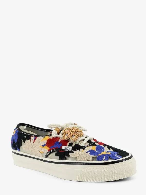 VANS Lx Authentic 44 Sneakers With Macramé Floral Detail