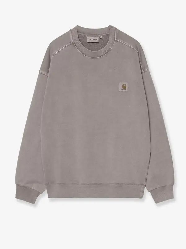 Carhartt Work In Progress Nelson Cotton Sweatshirt - Grey