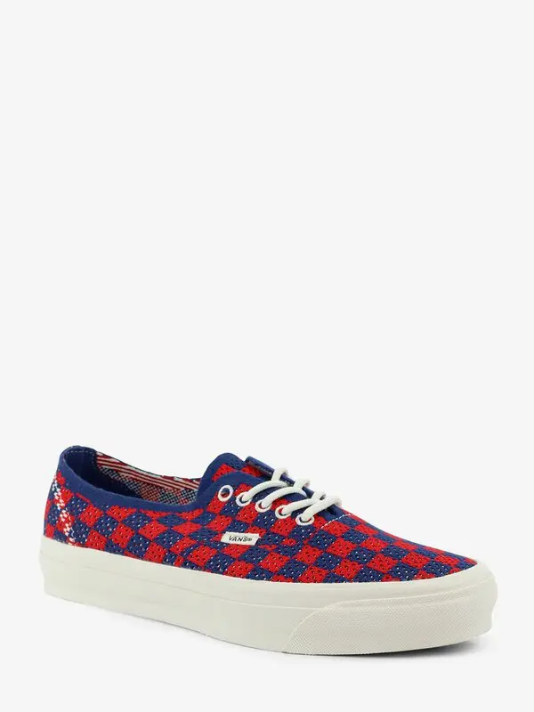 VANS Lx Authentic 44 Fabric Sneakers With Checkerboard Pattern