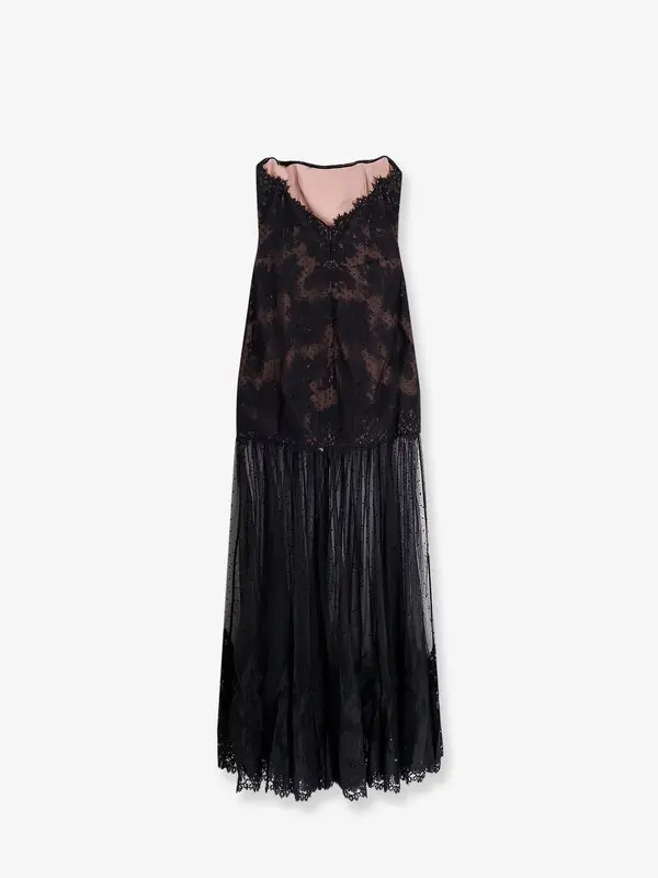 Retrofete Vespera Long Lace Dress