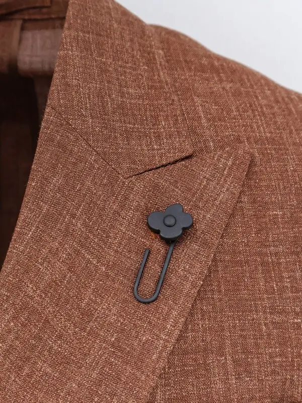 LARDINI Roma Wool, Silk And Linen Blazer