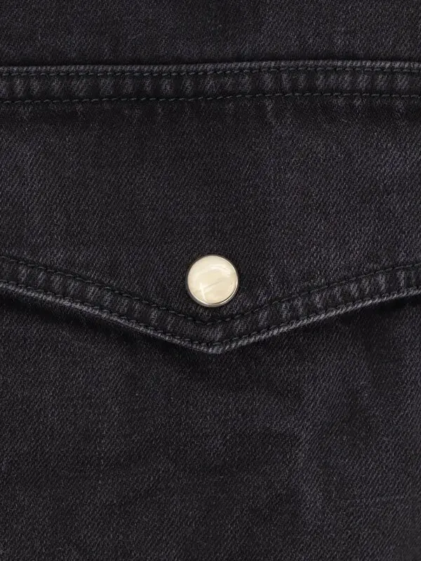 Studio Nicholson Denim Shirt With Enamelled Buttons