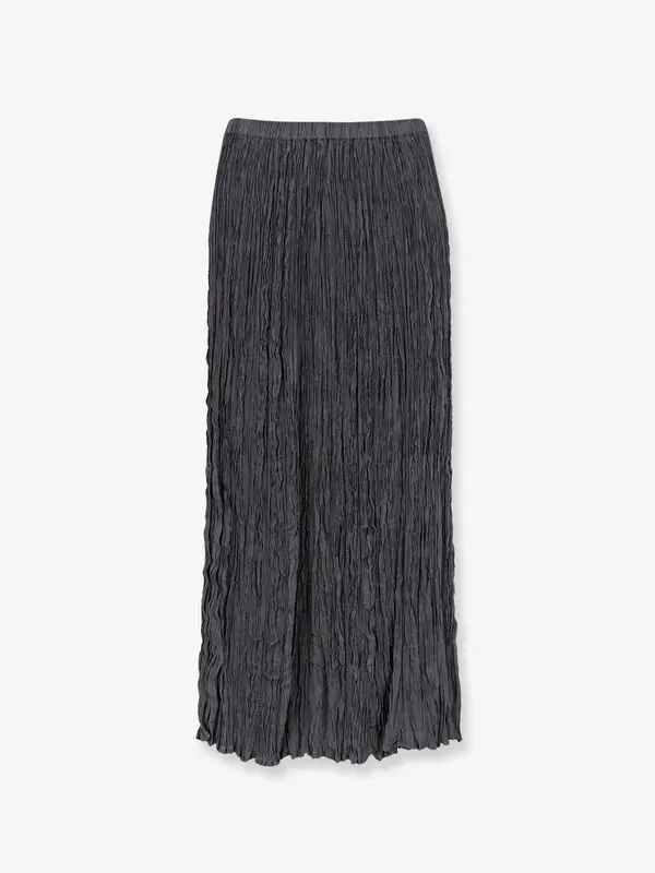ALYSI Wrinkled Viscose Skirt