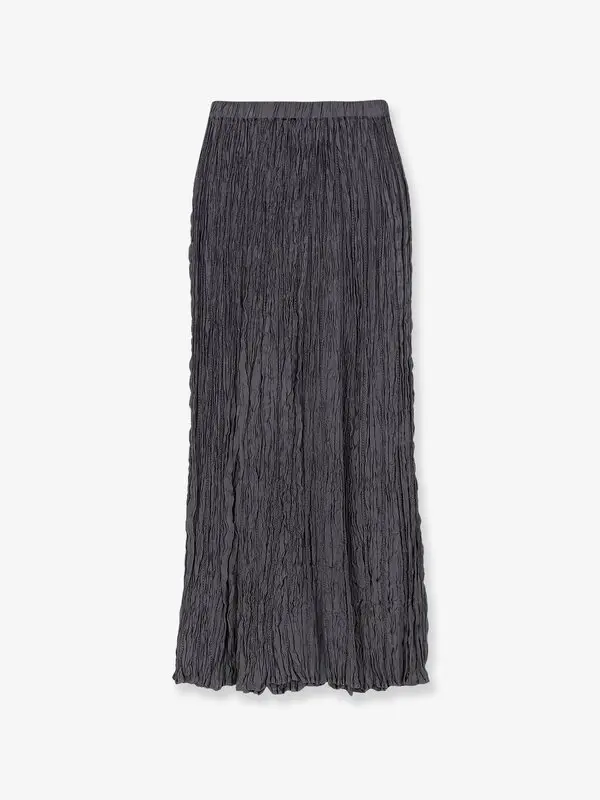 ALYSI Wrinkled Viscose Skirt