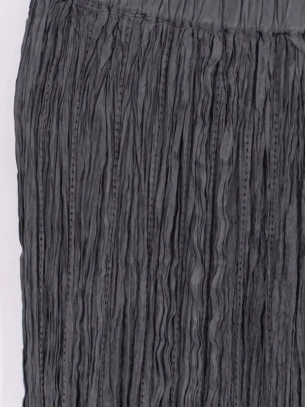 ALYSI Wrinkled Viscose Skirt
