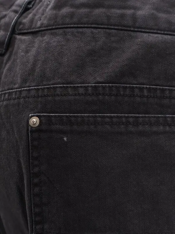 TONYWACK Cotton Cargo Bermuda Shorts With Distressed Effect