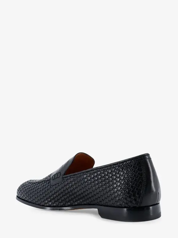 DOUCAL'S Braided Leather Loafers
