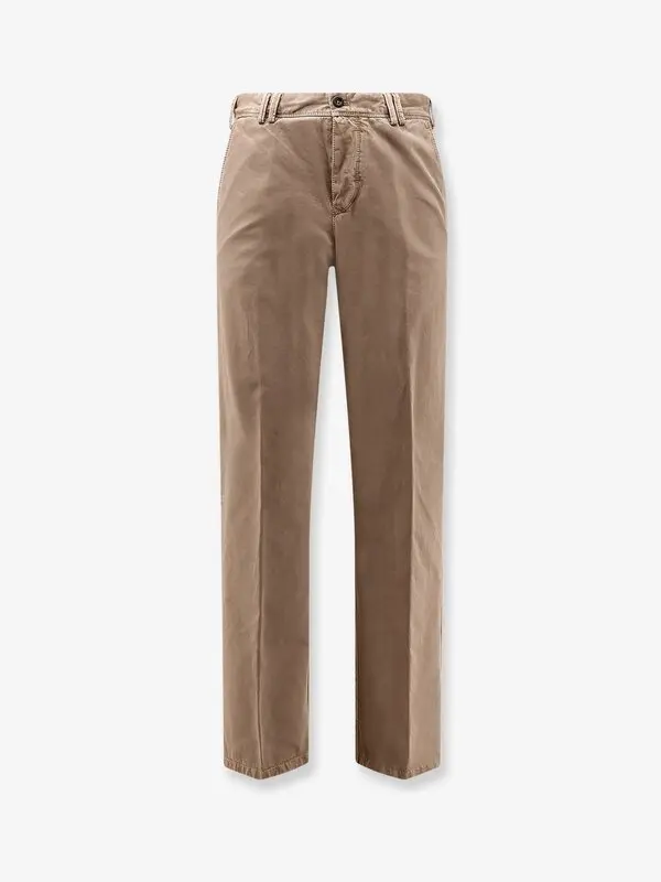 PT TORINO Reworked Michael Deluxe Cotton Trousers - Beige