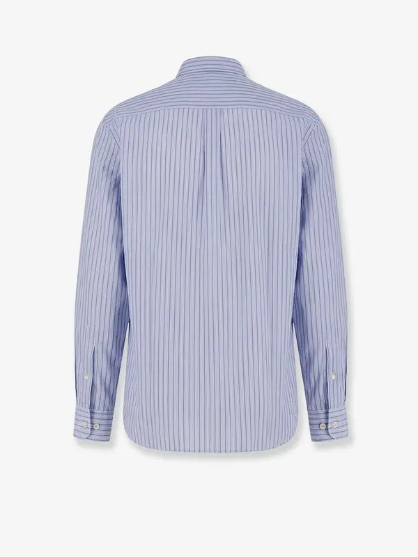 TONYWACK Lyocell Shirt With Striped Motif