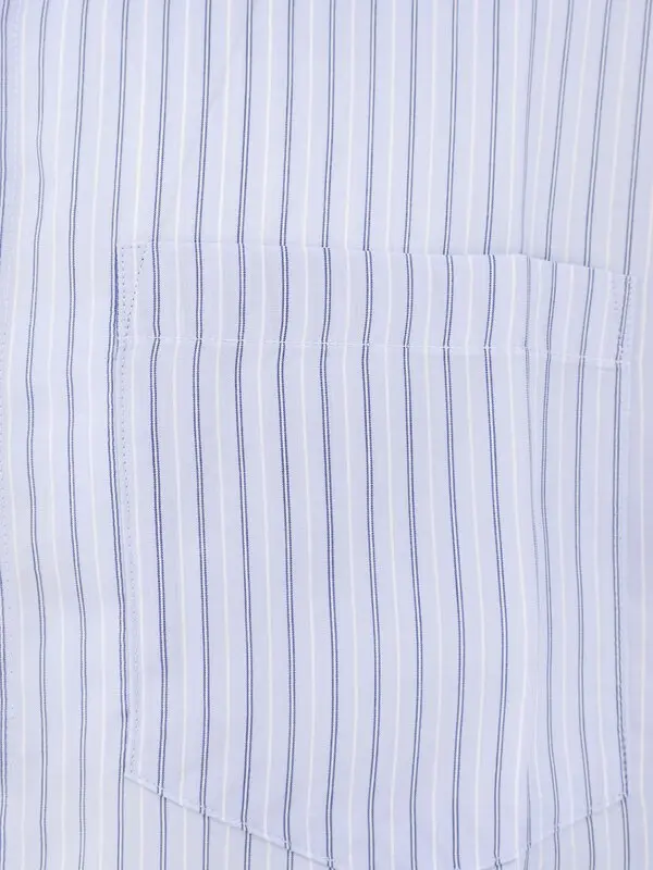 TONYWACK Lyocell Shirt With Striped Motif