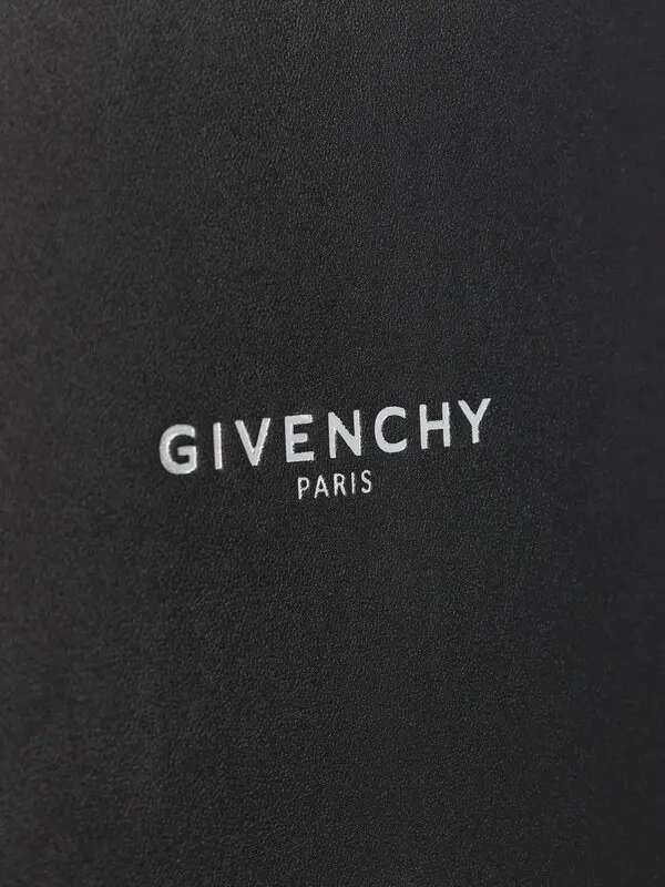 Givenchy Leather Clutch Bag With Lettering Logo On The Front