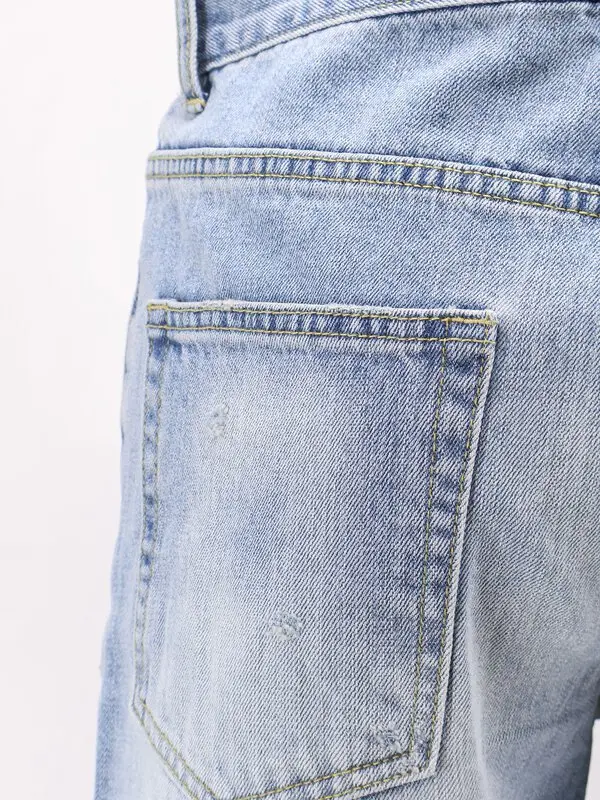TONYWACK Straight Fit Cotton Jeans
