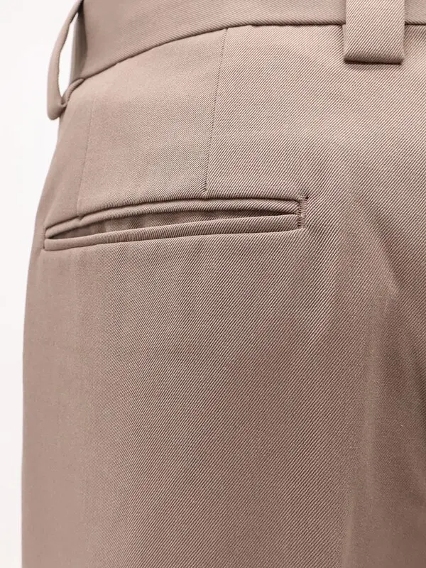 TONYWACK Wool Blend Trousers With Frontal Pinces