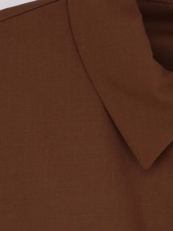 HEVO Verdemare Wool Blend Jacket - Brown