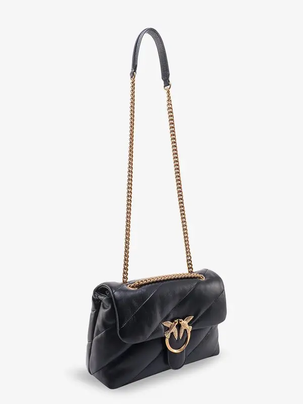 Pinko Love Puff Classic Matelassé Leather Shoulder Bag