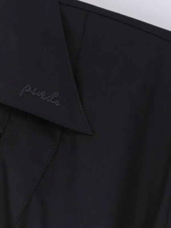 Pinko Aline Stretch Cotton Dress - Black