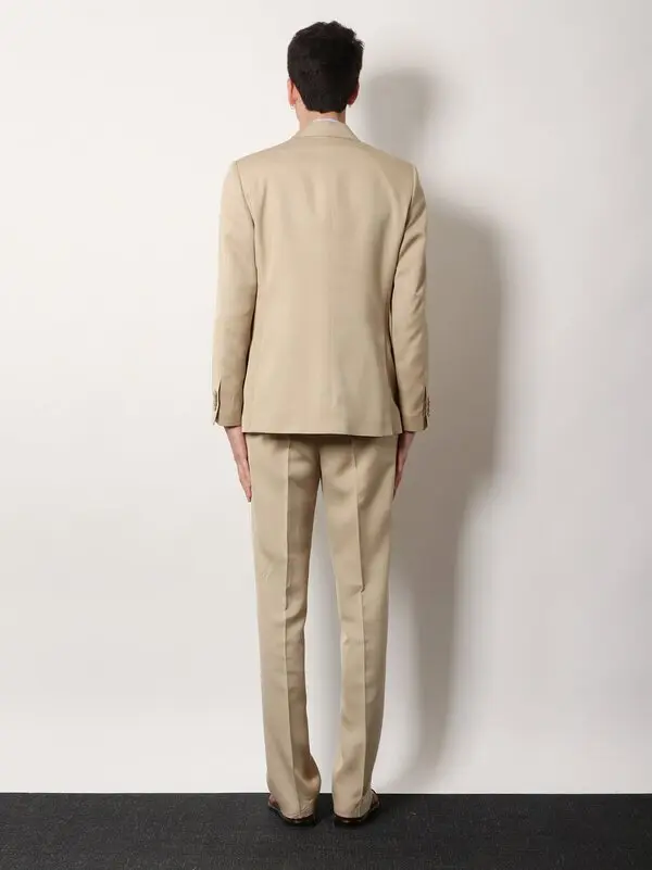 LARDINI Single-breasted Viscose And Silk Blazer