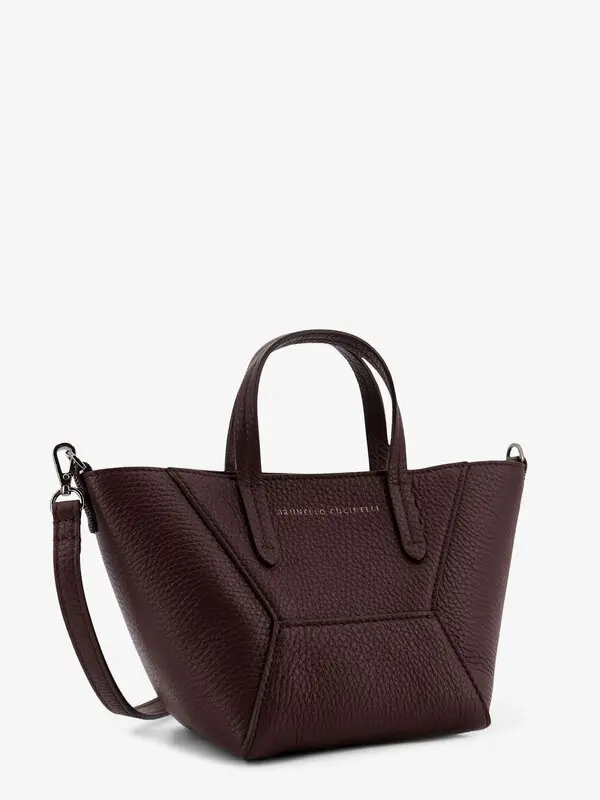 Brunello Cucinelli Bc Duo Leather Crossbody Bag