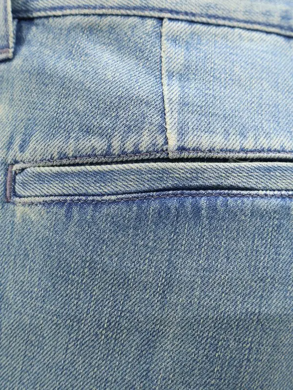 LARDINI Washed-out Effect Jeans