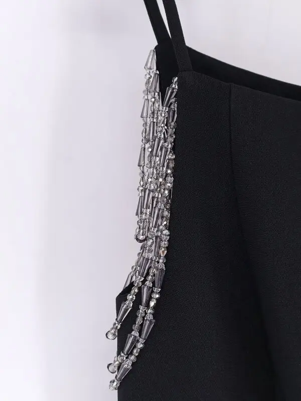 Pinko Bergamotto Dress With Jewel Details - Black
