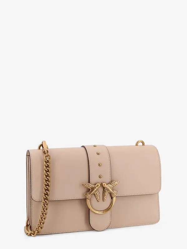 Pinko Love One Leather Crossbody Bag