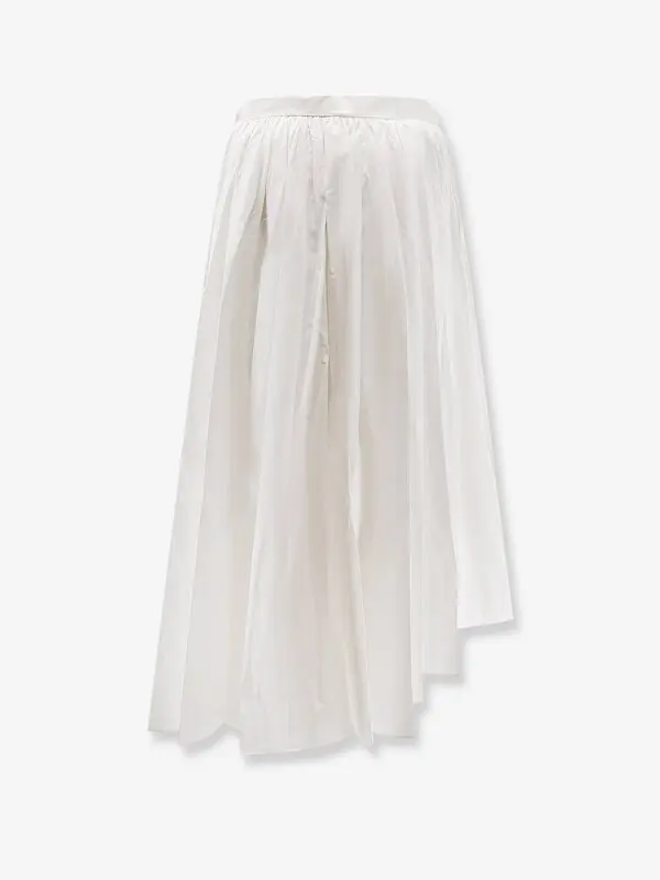 SELF-PORTRAIT Asymmetrical Cotton Skirt