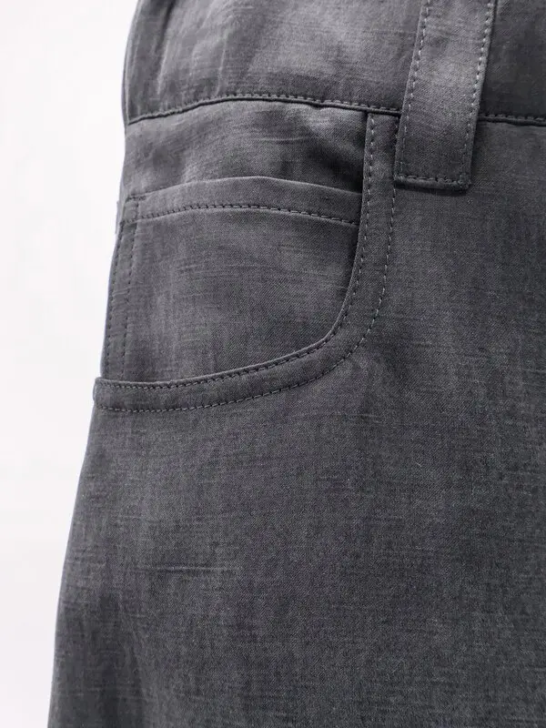 ALYSI Lyocell And Cotton Trousers