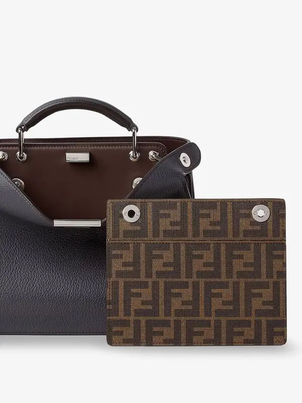 Fendi Peekaboo Iseeu Small Leather Crossbody Bag
