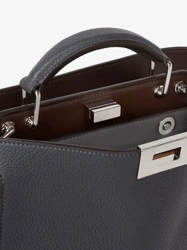 Fendi Peekaboo Iseeu Small Leather Crossbody Bag
