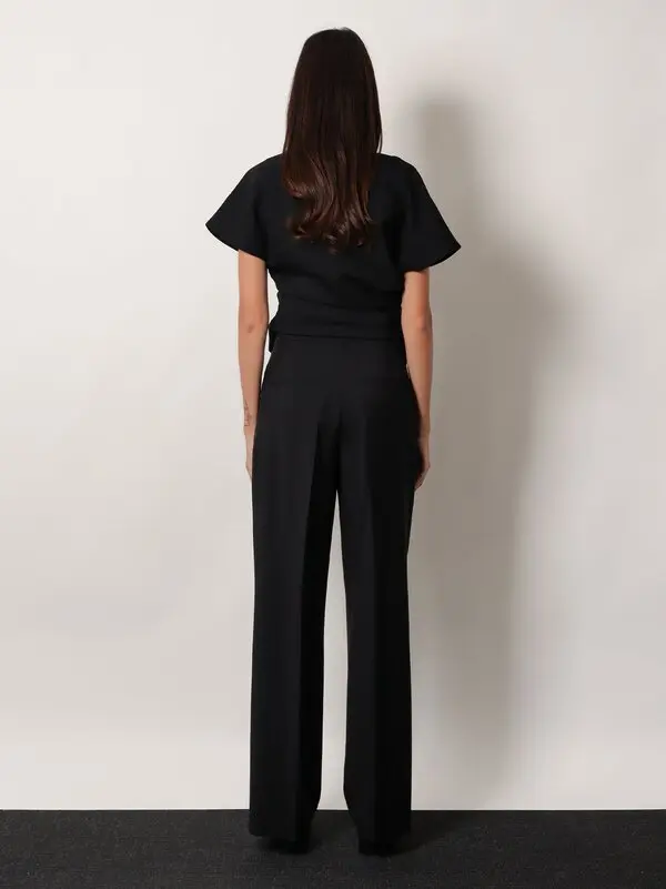 RÓHE Midwaist Wool Blend Trousers