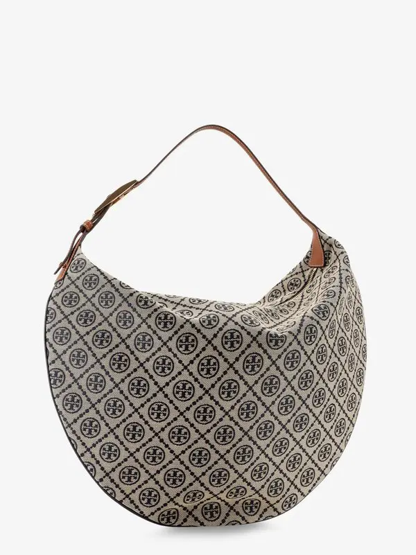 Tory Burch T Monogram Balloon Jacquard Fabric Shoulder Bag