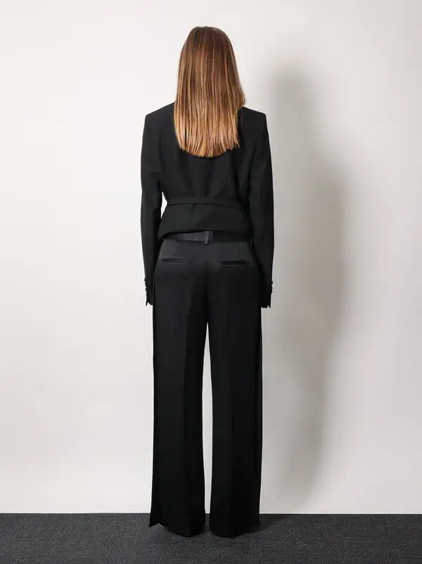 TOTEME Viscose Blend Trouser With Slits