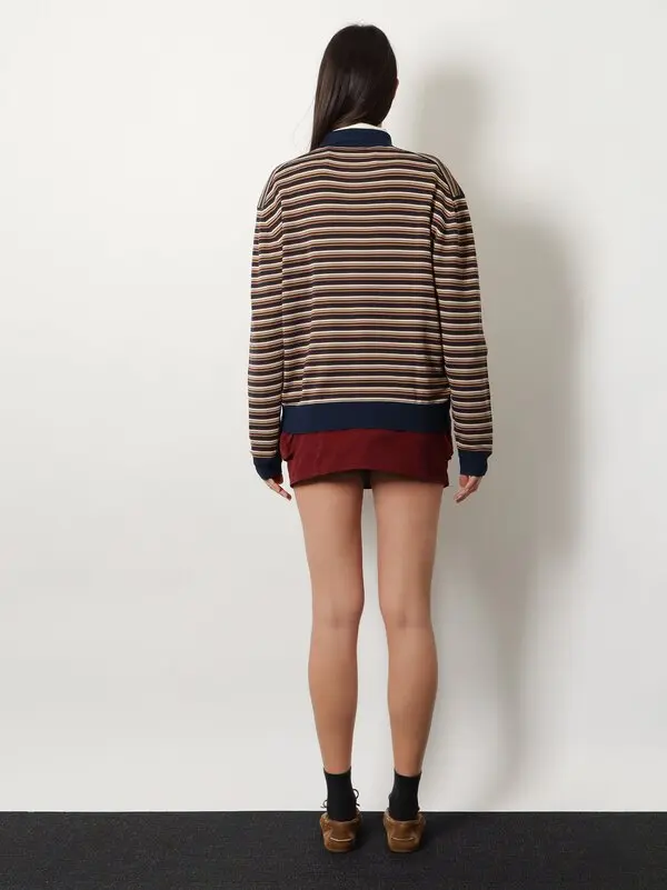 Miu Miu Virgin Wool Polo Shirt