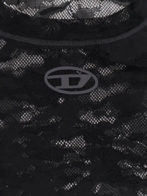 DIESEL® Kasia-utlt Lace T-shirt - Black
