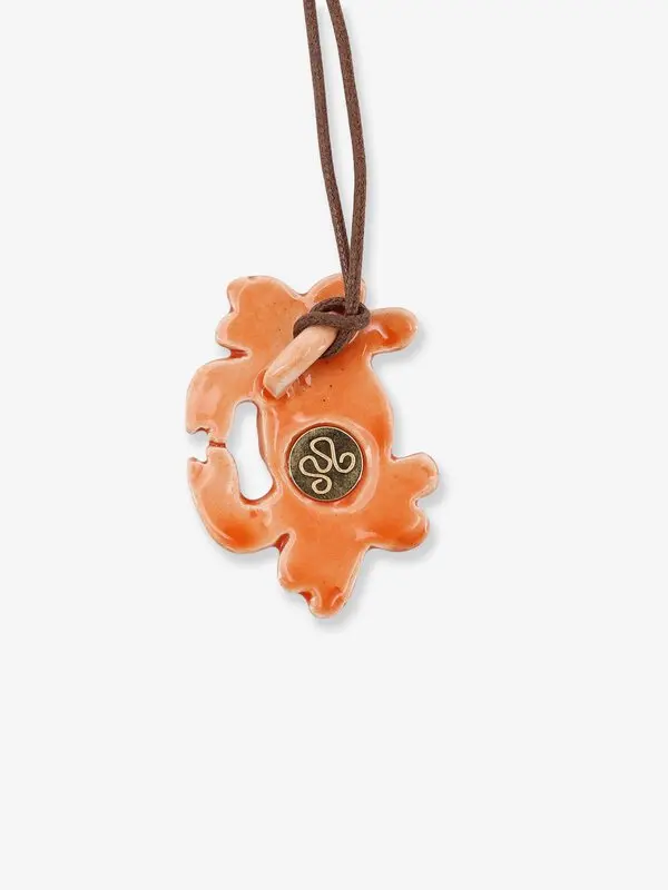 MATA STUDIO Granchio Glazed Ceramic Necklace