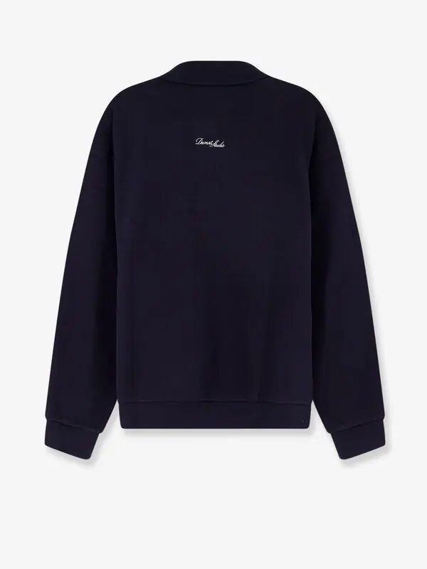 DUNST Cotton Polo Shirt With Logo Patch