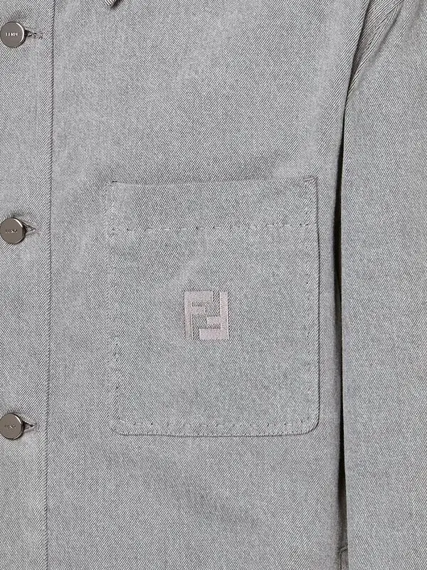 Fendi Jacket Denim Stone Bleached