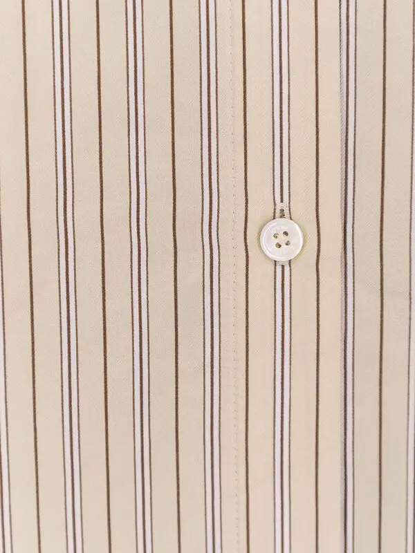 TOTEME Oversized Striped Silk Shirt